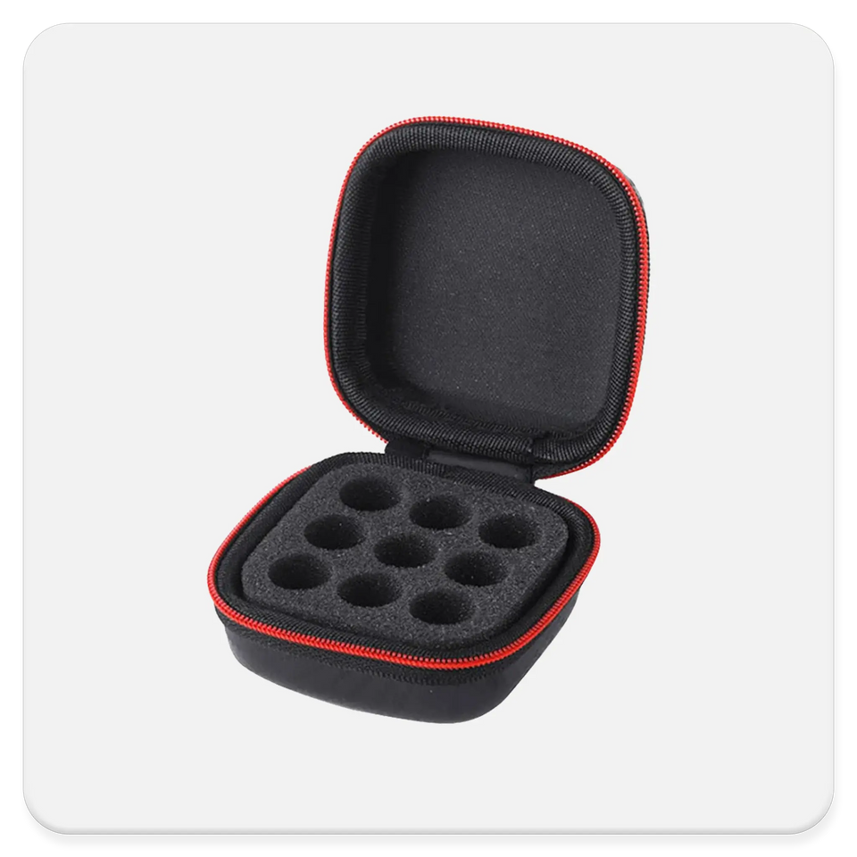 Padded Storage Case (9-Vial) for Research | Mindful Research